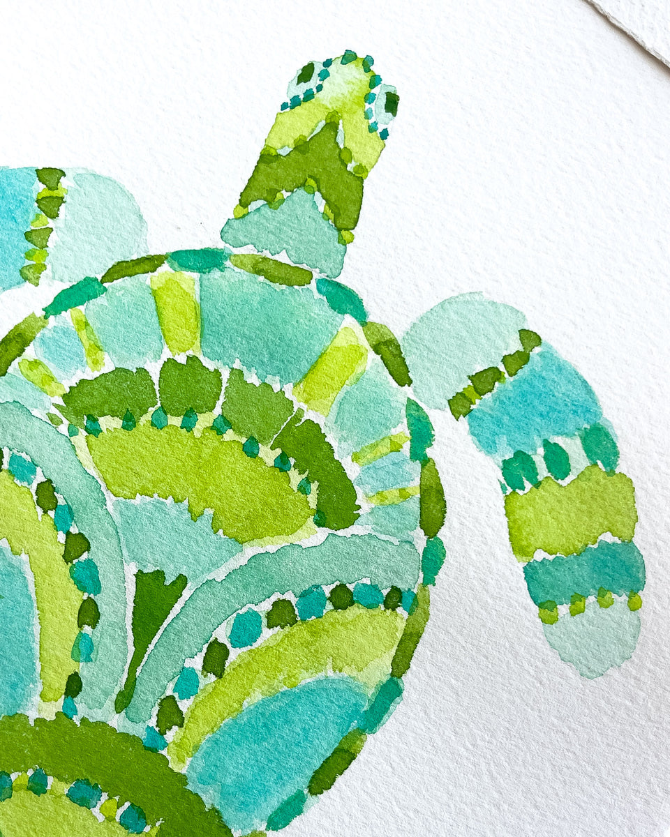 TALULLAH THE TURTLE – Barbra Ignatiev Art