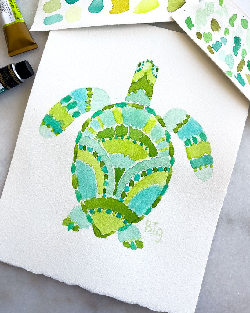 TALULLAH THE TURTLE – Barbra Ignatiev Art